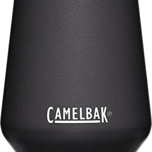 CamelBak Horizon 12 oz Wine Tumbler - Insulated Stainless Steel - Tri-Mode Lid - Black