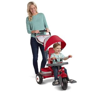 Radio Flyer Ultimate All-Terrain Stroll 'N Trike, Kids and Toddler Tricycle, Red Toddler Bike, For Ages 9 Months - 5 Years