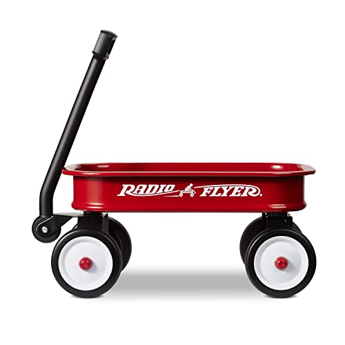 Radio Flyer Kids 12.5 Inch Little Red Toy Wagon, Small Toy Decor Wagon