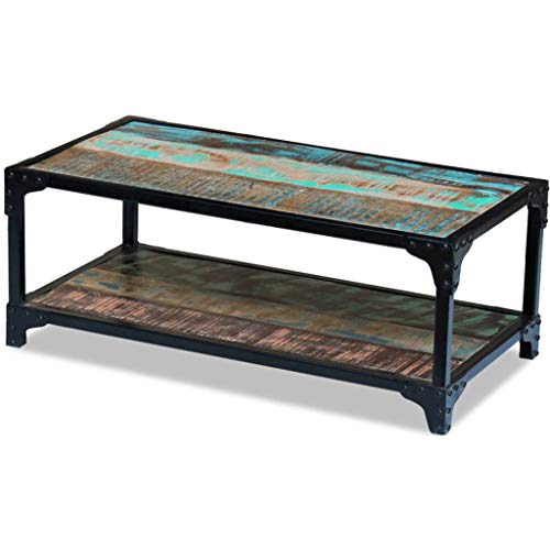 vidaXL Coffee Table Solid Reclaimed Wood