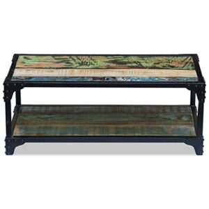 vidaXL Coffee Table Solid Reclaimed Wood