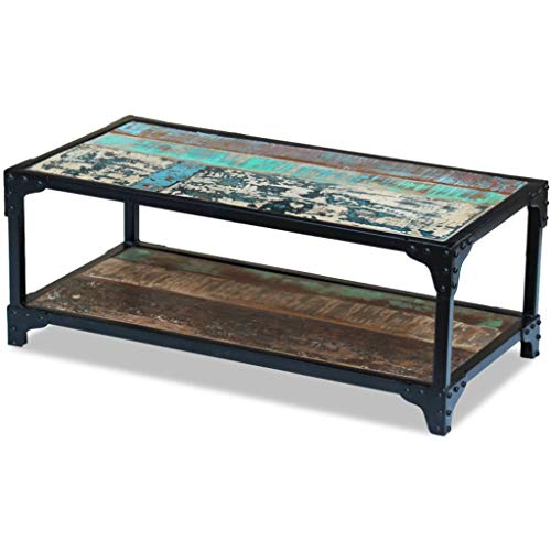 vidaXL Coffee Table Solid Reclaimed Wood