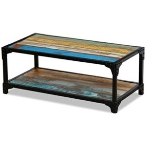 vidaXL Coffee Table Solid Reclaimed Wood