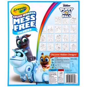 Crayola Color Wonder, Puppy Dog Pals Book, 18 Mess Free Coloring Pages, Gift for Kids, 3, 4, 5, 6