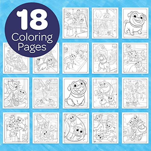 Crayola Color Wonder, Puppy Dog Pals Book, 18 Mess Free Coloring Pages, Gift for Kids, 3, 4, 5, 6