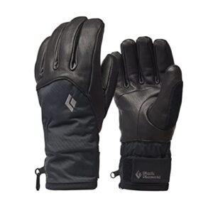 black diamond mens legend insulated ski gloves, black, medium