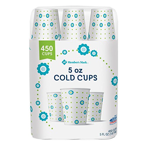 Member's Mark Disposable Bath Paper Cold Beverage Cups - 450 Count (5 oz)