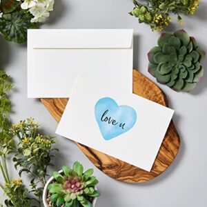 Avery Printable Greeting Cards, Half-Fold, 5.5" x 8.5", Textured White, 30 Blank Cards with Envelopes (3378)