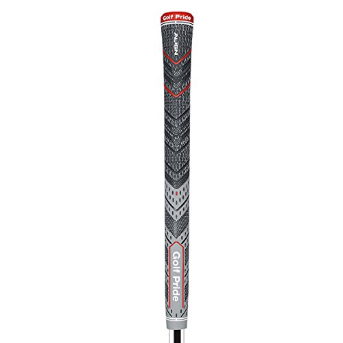 Golf Pride MCC PLUS4 Align Midsize Ribbed Grey Golf Grips