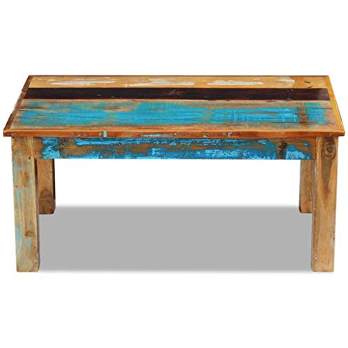 vidaXL Coffee Table Solid Reclaimed Wood 39.4"x23.6"x17.7"