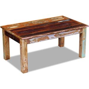 vidaXL Coffee Table Solid Reclaimed Wood 39.4"x23.6"x17.7"