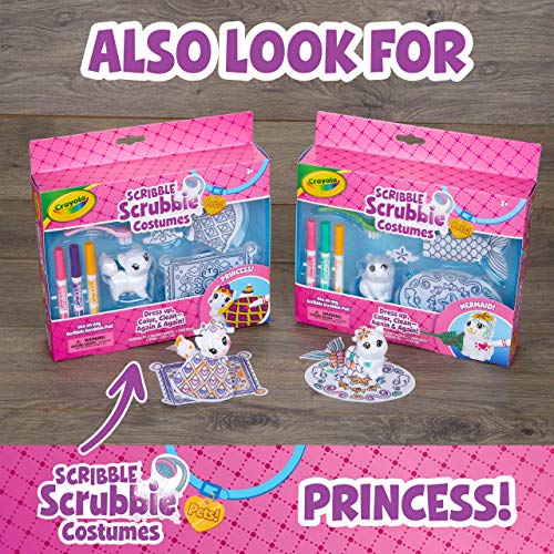 Crayola Scribble Scrubbie Mermaid Costume Playset, Toy for Kids, Gift