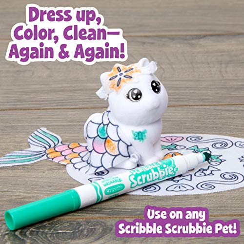 Crayola Scribble Scrubbie Mermaid Costume Playset, Toy for Kids, Gift