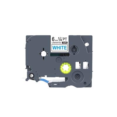 IDIK 1PK Blue on White Standard Laminated Label Tape Compatible for Brother P-Touch TZe-213 TZ213 TZe213(6mm x 8m)