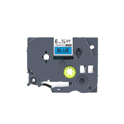 IDIK 1PK Black on Blue Standard Laminated Label Tape Compatible for Brother P-Touch TZe-511 TZ511 TZe511(6mm x 8m)