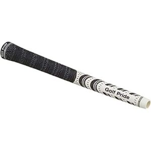 golf pride new decade multicompound (mcc) midsize white golf grips