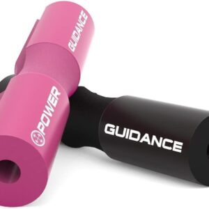 POWER GUIDANCE Barbell Squat Pad - Neck & Shoulder Protective Pad - Great for Squats, Lunges, Hip Thrusts, Weight Lifting & More - Fit Standard and Olympic Bars Perfectly