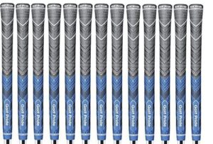 set of 13 new golf pride mcc plus4 grips, blue, standard