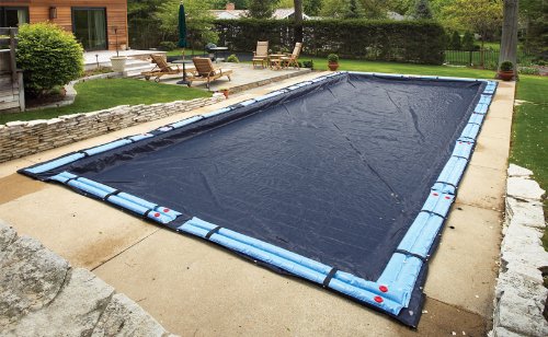 Blue Wave BWC752 Bronze 8-Year 20-ft x 40-ft Rectangular In Ground Pool Winter Cover,Dark Navy Blue