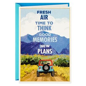 hallmark birthday card for men (fresh air)