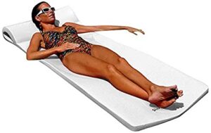 pool mate xx-large foam mattress swimming pool float, white