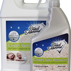 Black Diamond Stoneworks Carpet & Upholstery Cleaner: This Fast Acting Deep Cleaning Spot & Stain Remover Spray Also Works Great on Rugs, Couches and Car Seats. (1-gallon and 1-quart)