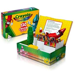 crayola crayons, 120 count, coloring supplies, gift for kids