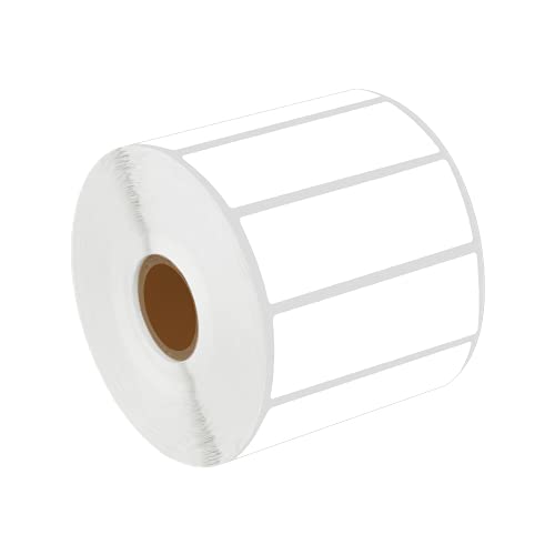 NineLeaf 1 Roll Compatible for Brother RDS04U1 RD-S04U1 Removable File Folder White Paper Labels Address Barcodes Label 3"(76mm) x 1-1/64"(26mm) for TD-4000 TD-4100N Thermal Printer (1500 labels/roll)