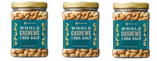 Member's Mark Roasted Whole Cashews With Sea Salt (33 Oz.) (pack of 3)