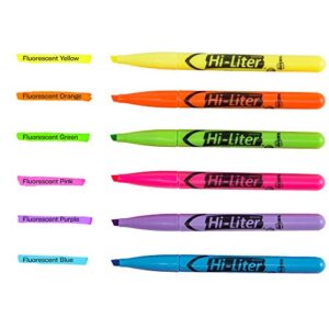 Avery Hi-Liter Pen-Style Highlighters, Chisel Tip, 6 Highlighters, Assorted Colors, 3 Packs (25602)