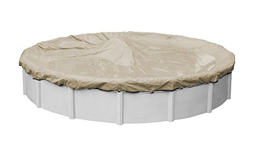 Pool Mate 3124-4-PM 20-Year Professional-Grade Winter Round Above-Ground Pool Cover, 24-ft, Tan