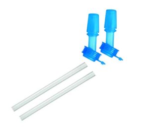 camelbak eddy kids bottle accessory 2 bite valves/2 straws, ice blue – replacement eddy kids bottles