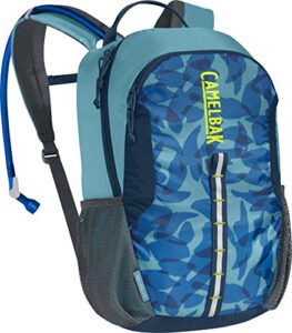 camelbak scout 50 oz hydration pack, maui blue print