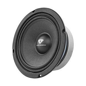 BLACK DIAMOND Dia-M6 6.5" Mid Range Loudspeaker with Bullet 450 Watts 8-Ohm (1 Speaker)