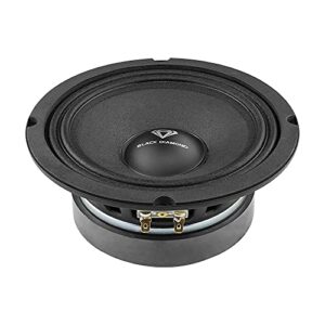 BLACK DIAMOND Dia-M6 6.5" Mid Range Loudspeaker with Bullet 450 Watts 8-Ohm (1 Speaker)