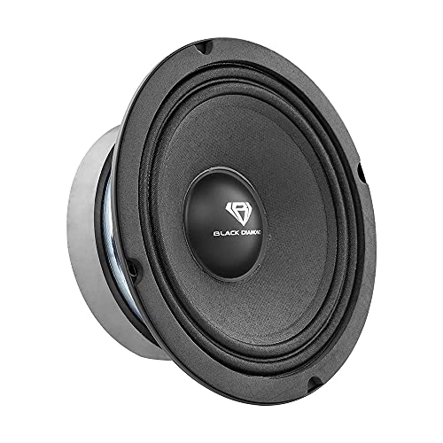 BLACK DIAMOND Dia-M6 6.5" Mid Range Loudspeaker with Bullet 450 Watts 8-Ohm (1 Speaker)