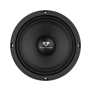 BLACK DIAMOND Dia-M6 6.5" Mid Range Loudspeaker with Bullet 450 Watts 8-Ohm (1 Speaker)