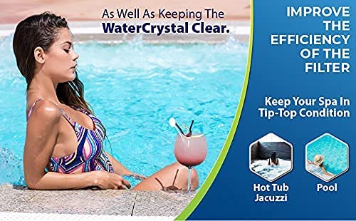 Black Diamond Stoneworks Ultimate Spa Pool Filter Cleaner Fast-Acting Spray and Ultimate Spa Pool Natural Enzyme Water Clarifier Treatment for Hot Tub. 2-Quart Bundle