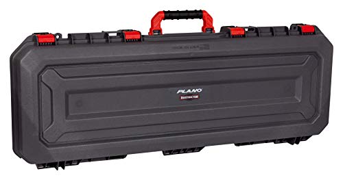 Plano All Weather 42 Inch AW2 Tactical Case with Rustrictor, Premium Gun Case with Perforated Pluck Foam for Custom Protection, Black