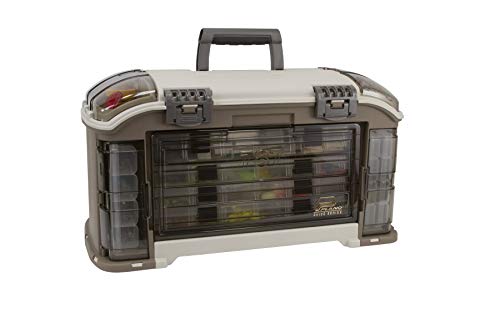 Plano Angled 787 Guide Series Stowaway Tackle System- Includes 7 Stowaways, Fishing Tackle Storage, Premium Tackle Storage, One Size, Model Number: 787010