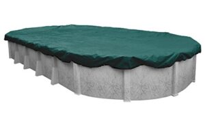 pool mate 392141-4-pm commercial-grade winter oval above-ground pool cover, 21 x 41-ft, teal green