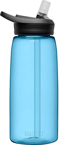 CamelBak eddy+ BPA Free Water Bottle, 32 Oz, True Blue, 1L