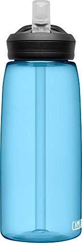 CamelBak eddy+ BPA Free Water Bottle, 32 Oz, True Blue, 1L