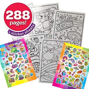 Crayola Epic Book of Awesome, All-in-One Coloring Book Set, 288 Pages, Kids Indoor Activities, Gift