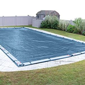 Pool Mate 353050RPM Heavy-Duty Blue Winter Pool Cover for In-Ground Swimming Pools, 30 x 50-ft. In-Ground Pool