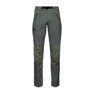 Black Diamond Mens Swift Water Resistant Softshell Pants, Granite, Large