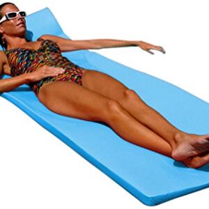 Pool Mate XX-Large Foam Mattress Swimming Pool Float, Marina Blue