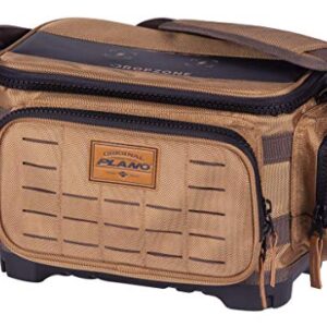 Plano Guide Series 3500 Tackle Bag, Beige, Includes 5 3500 Stowaway Organization Boxes, Premium Soft Fishing Tackle Storage, Waterproof & Non-Skid Base