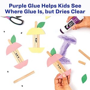 Avery Glue Stic, Disappearing Purple, Washable, Non-Toxic, 1.27oz, 6 Glue Sticks, 2-Pack, 12 Total (10222)