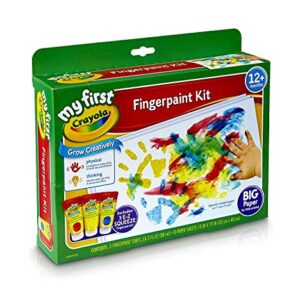 Crayola My First Fingerpaint Kit, Washable Paint, Gifts, Ages 1, 2, 3, 4, 5